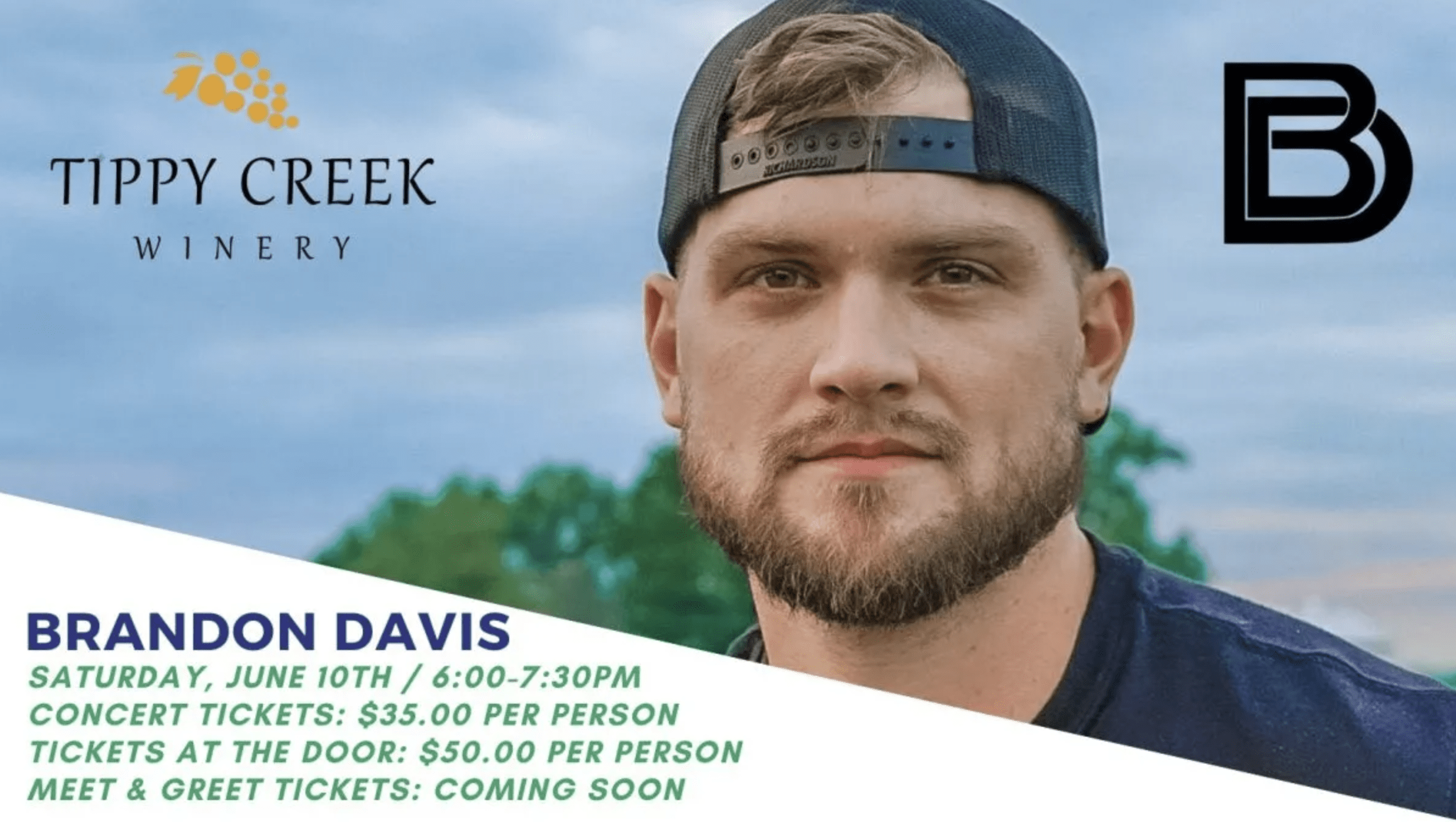 An Evening with Brandon Davis - East Region Tourism IN Indiana